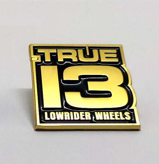 TRUE 13 Metal pin Chrome or Gold – Jevries