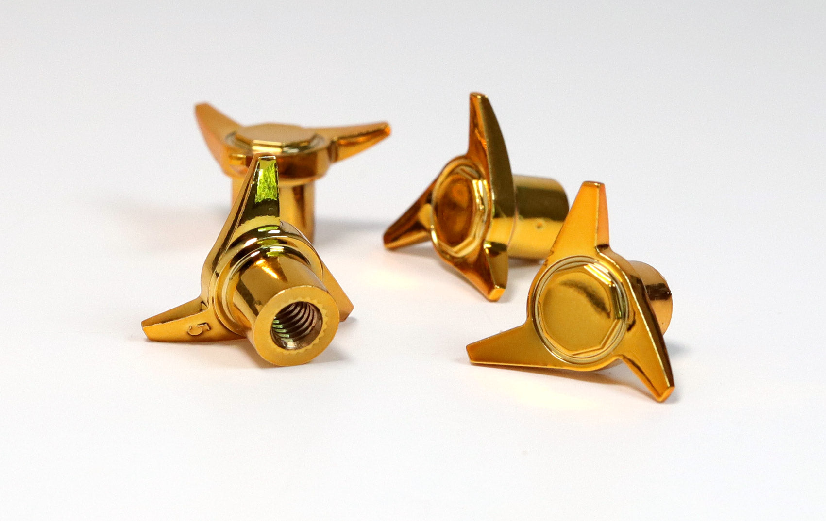 Super Swept Knock Offs for TRUE 13 Wheels (Gold or Chrome) – Jevries